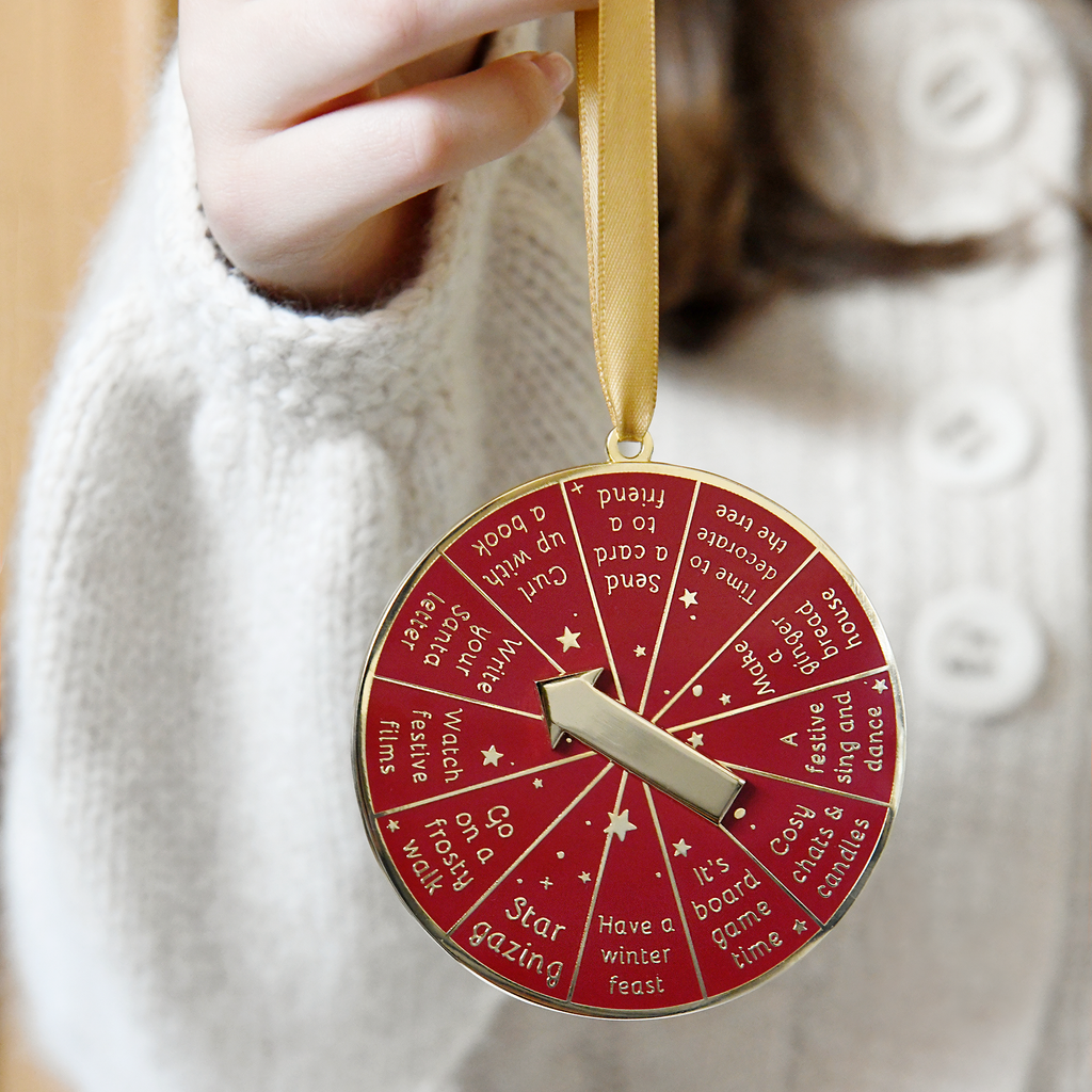 12 Days Of Advent Ideas Spinning Christmas Decoration – Clara and Macy