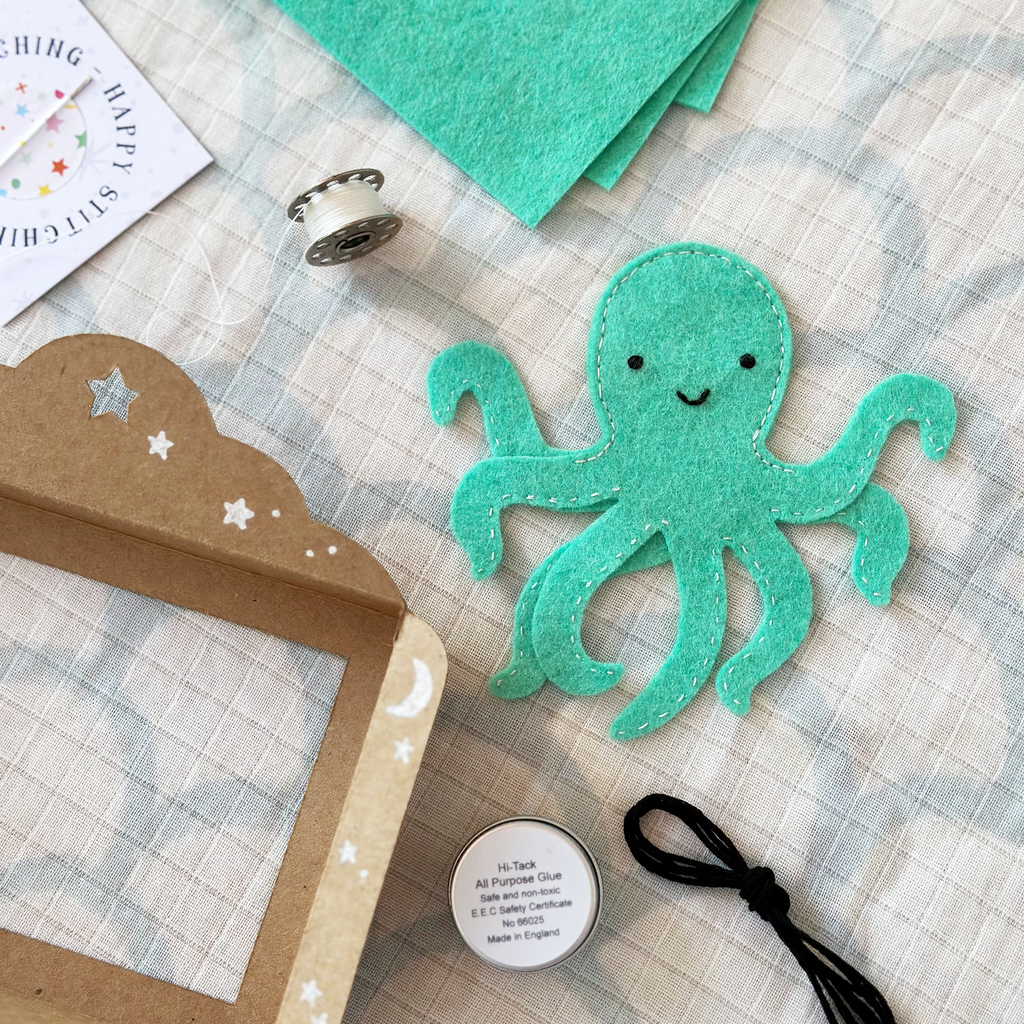Octopus Finger Puppet Craft Kit – Clara and Macy