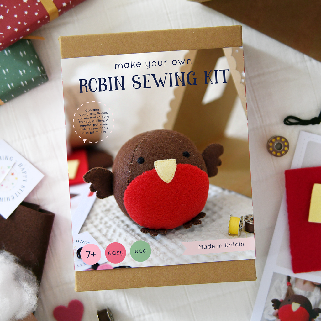 Make Your Own Robin Craft Kit – Clara and Macy