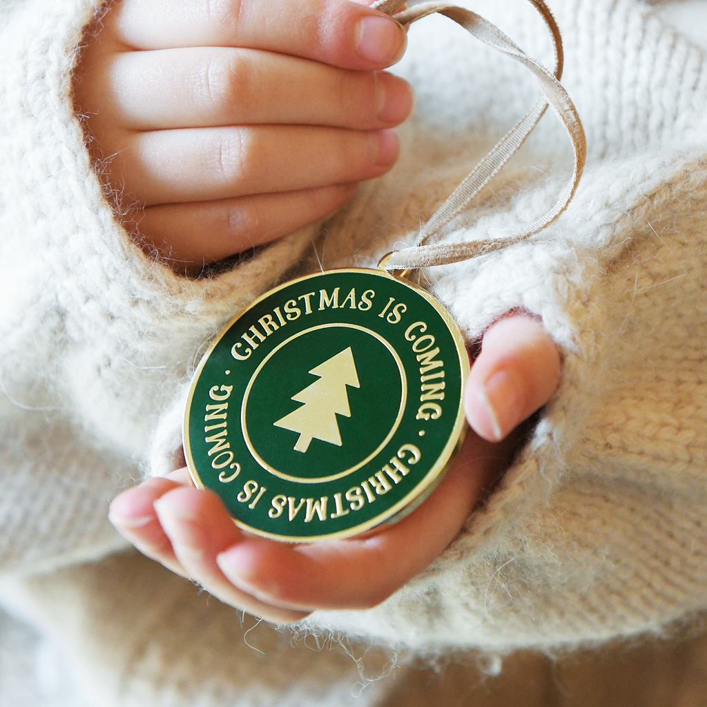 Set Of Three Magical Enamel Tree Decorations – Clara and Macy