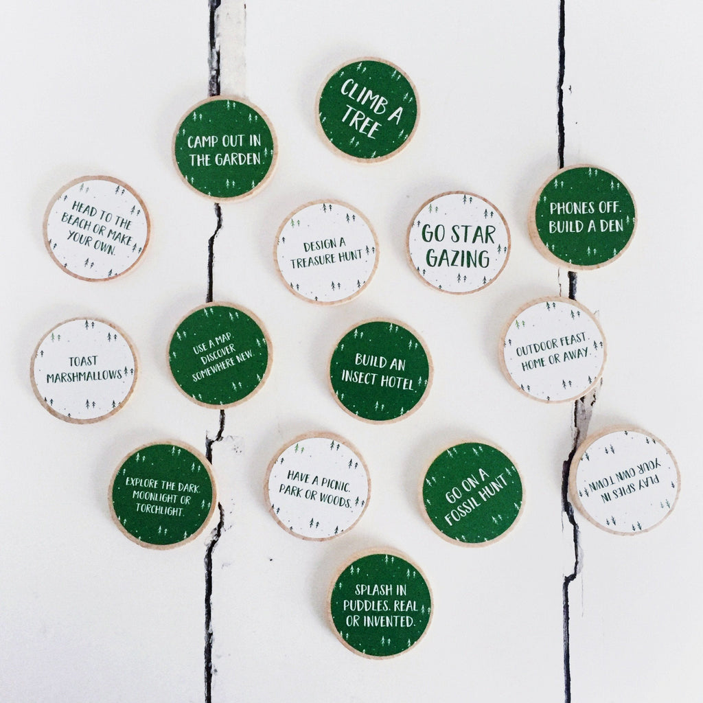 Personalised Outdoor Adventures Idea Tokens – Clara and Macy