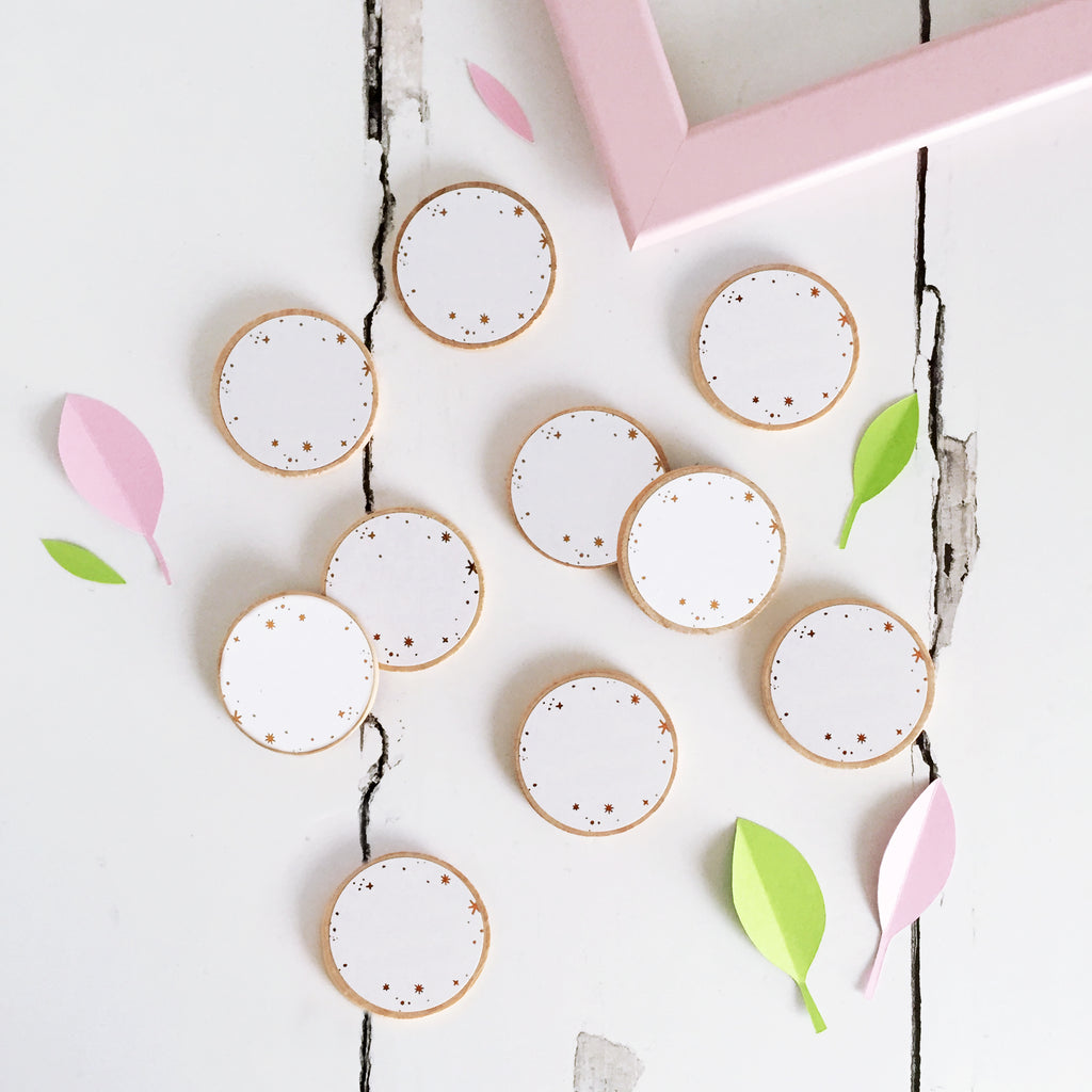 Set Of Blank Idea Tokens – Clara and Macy